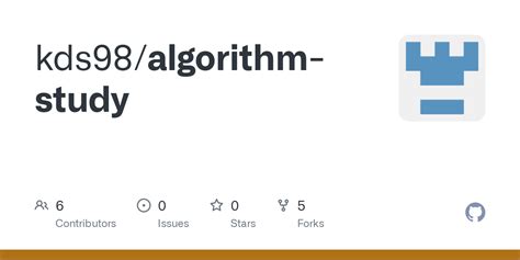 Github Kds98algorithm Study