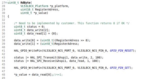 Vl53l8cx Firmware Loading Over Spi Fails With Ti Stmicroelectronics Community