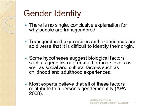 Chapter Gender Sex And Sexuality PPT
