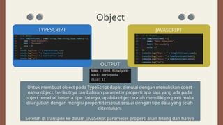 Pengenalan Materi Dasar TypeScript Dan JavaScript Pptx