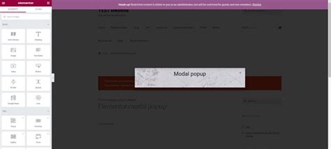 How To Make Modal Popup On Elementor Wpservices