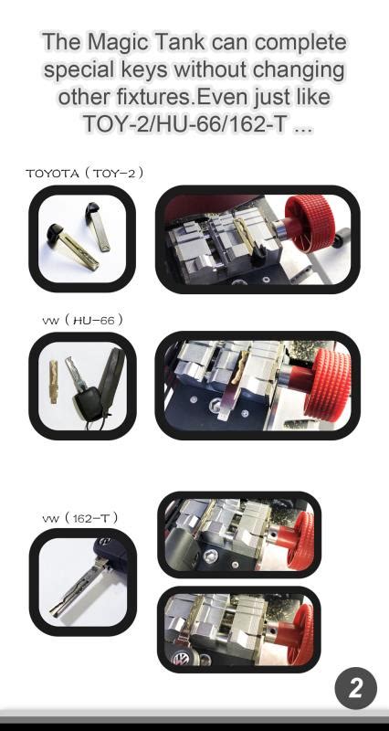 2m2 Magic Tank Best Car Key Cutting Machine Recommendation Vxdas