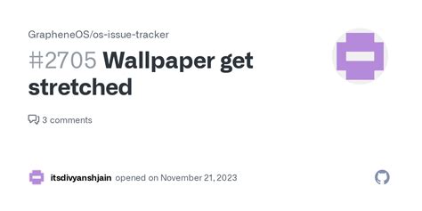 Wallpaper Get Stretched · Issue 2705 · Grapheneos Os Issue Tracker · Github
