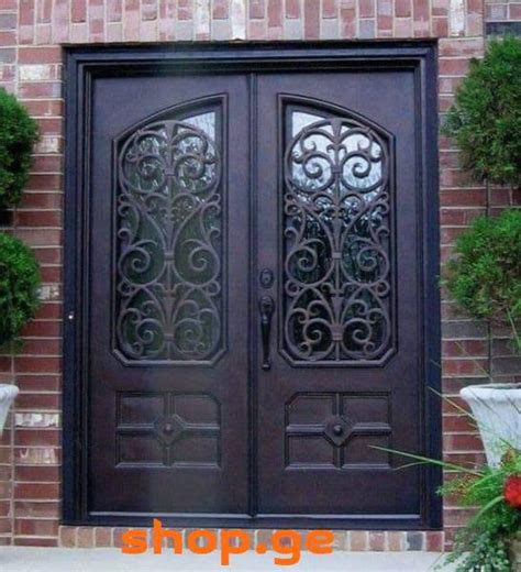 ლითონის ნაკეთობები რკინის კარებები