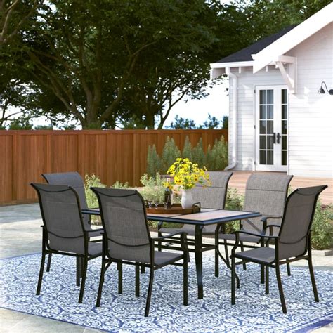 Wayfair Outdoor Dining Table And Chairs At Peggy Bergmann Blog