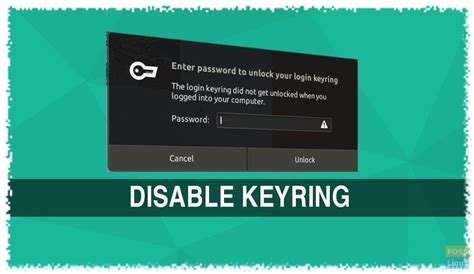 How To Disable Keyring In Ubuntu Elementary Os And Linux Mint