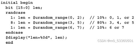 Systemverilog 随机systemverilog随机数 Csdn博客