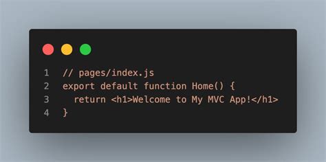 Building Your First MVC Architecture In Next Js DEV Community