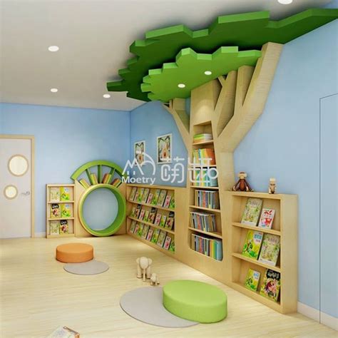 Moetry Attractive Tree Bookshelf Library Furniture
