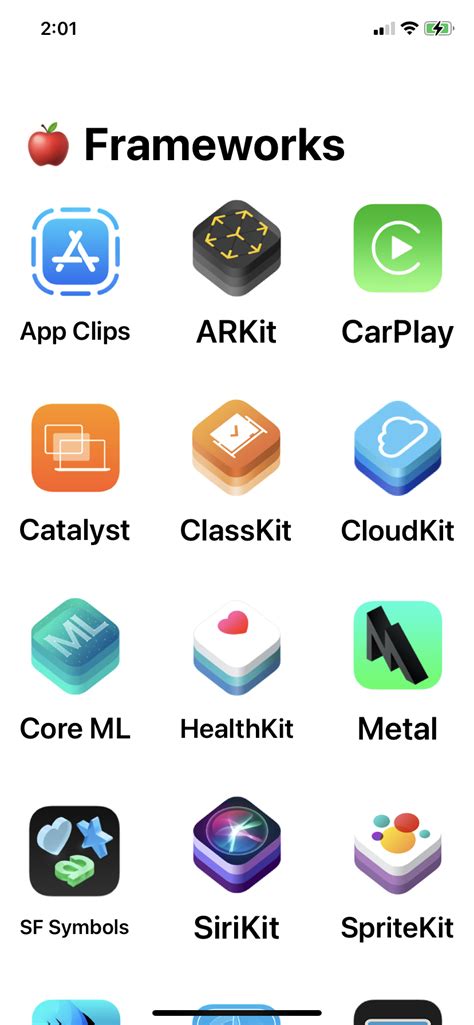 github tashnik apple frameworks learn about apple frameworks with this app written in swiftui