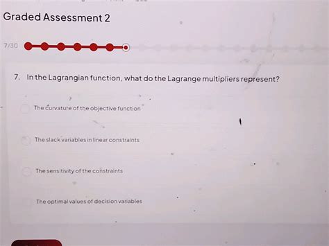 7 In The Lagrangian Function What Do The Studyx