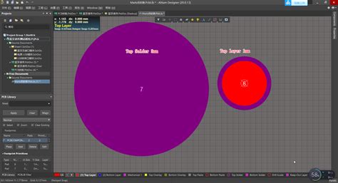 AD PCB光学定位点的制作 哔哩哔哩