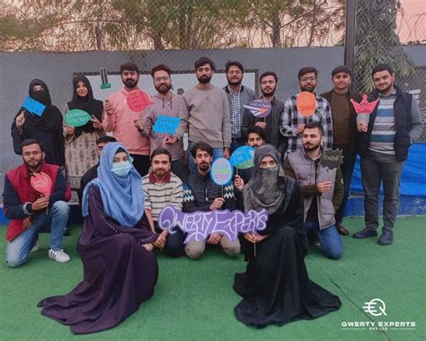 qwerty experts on linkedin teamqwerty refreshment funatwork cricket badminton smashers