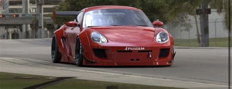 Porsche Cayman With A V2 Pandem Wide Body Kit