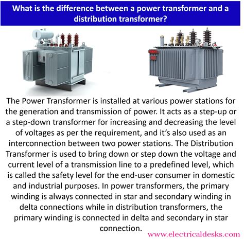 What Is The Difference Between A Power Transformer And A Distribution Transformer