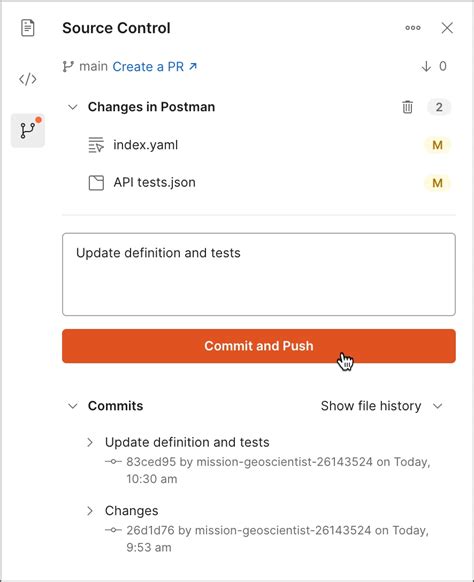 使用 Git 管理更改 Postman 官方帮助文档中文版