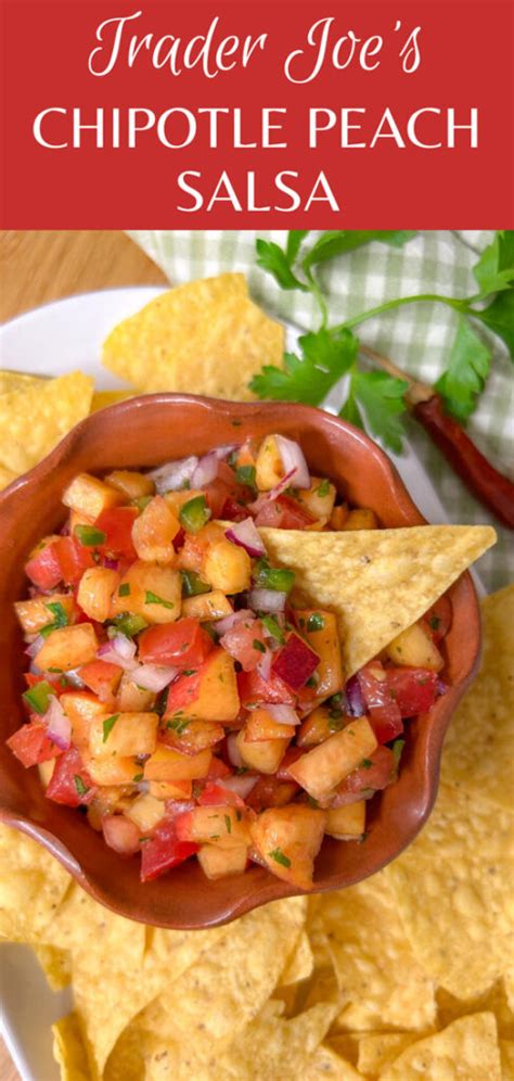 Chipotle Peach Salsa Trader Joes Copycat Fed By Sab