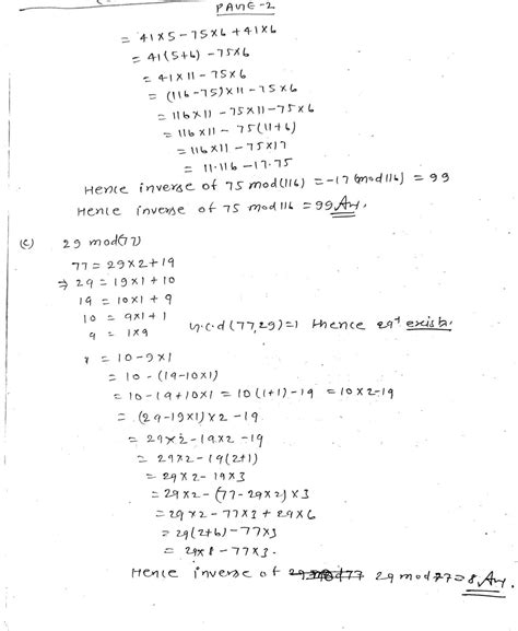 Solved Find The Modular Inverses If They Exist Of The Following