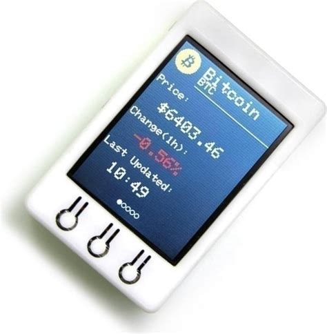 Wemos TTGO T Watcher BTC Ticker ESP32 Voor Arduino Bitcoin Prijs