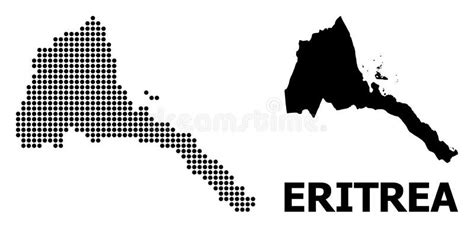 Pixelated Pattern Map Of Eritrea Stock Illustration Illustration Of Nation National 153413508