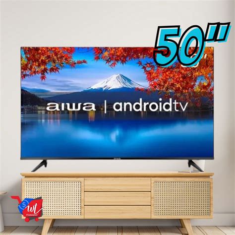 Smart Tv 50 Aws Tv 50 Bl 02 A 4k Android Hdr10 Dolby Aiwa 110V 220V