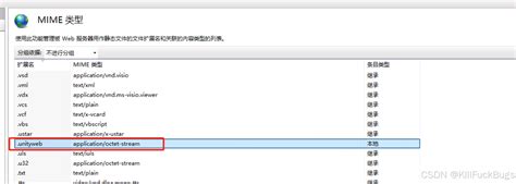 Unity Webgl部署到iis报错unity Webgl Iis Csdn博客