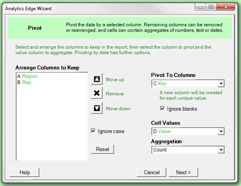 Using The Pivot Function Analytics Edge Help Using The Pivot Function Analytics Edge Help