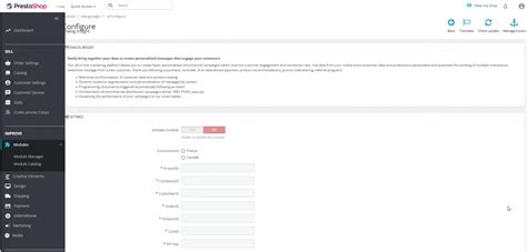 Setting Up The Prestashop Integration Dialog Insight Support