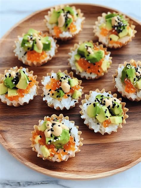 Irresistible Sushi Cups Create Delicious Customizable Bites