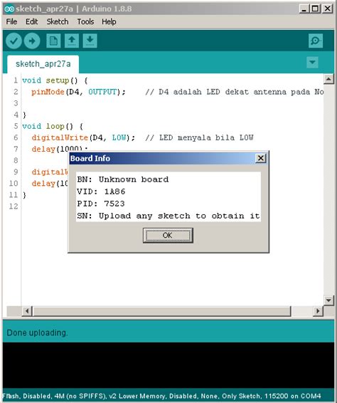 Nwar€z 96 Cara Program Nodemcu Esp8266 Menggunakan Arduino Ide
