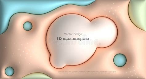 Vector Illustration Abstract Element With Dynamic Shape Gradient Color 3d Rendering