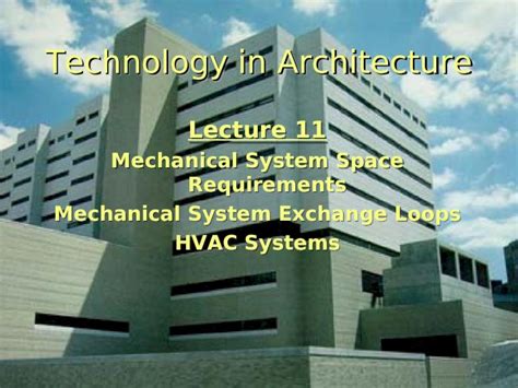 Ppt Technology In Architecture Dokumen Tips