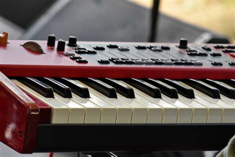 무료 사진 스튜디오 합성기 사운드 흑 단 콘서트 피아노 악기 오디오 음악 노래