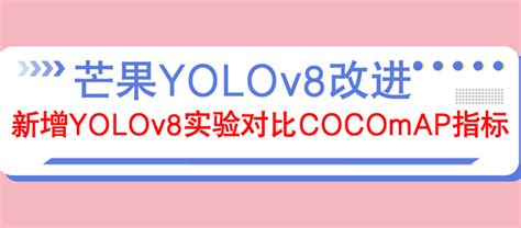 芒果yolov8改进：写作篇：新增yolov8实验对比cocomap指标，即插即用，输出自定义数据集中small、medium、large大