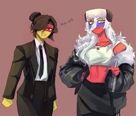 Countryhumans • Russia X Germany Mèo đen Quốc Kỳ Hoạt Hình
