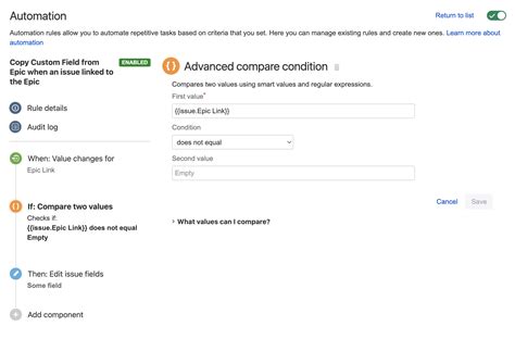 Automation For Jira A Rule Fails With The Error No Fields Or Field Values To Edit For Issues