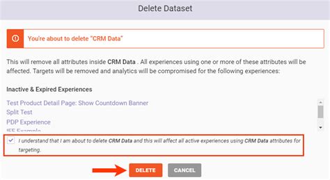 Customer Dataset Details Page Monetate Kb