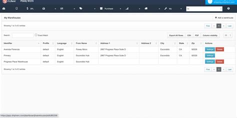 Fulfillment Warehouse In The User Interface Does Not Match Fulfillment