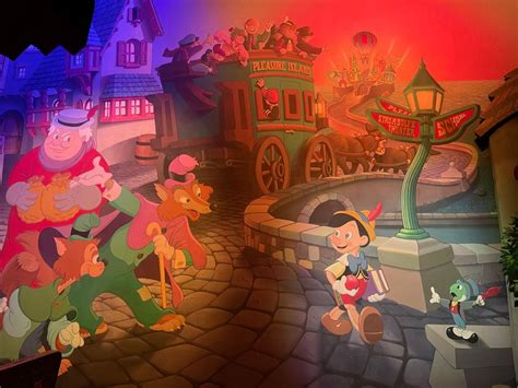Pinocchios Daring Journey Disneyland Park Open Coaster