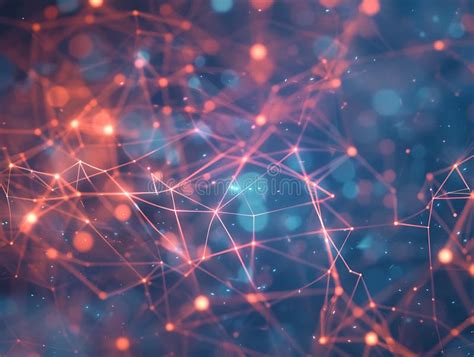 Abstract Neural Network Connections In Intricate Web Pattern Digital
