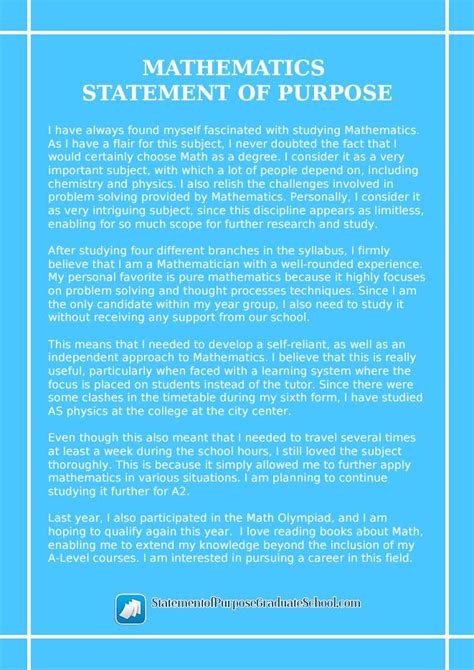 Math Statement Examples