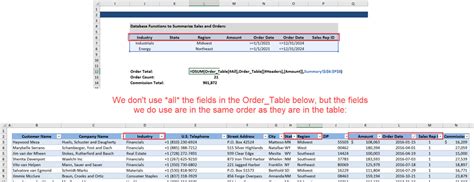 Excel Database Functions Tutorial Video And Template