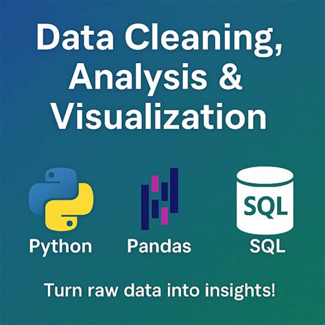 Clean Analyze And Visualize Your Data Using Python Pandas And Sql