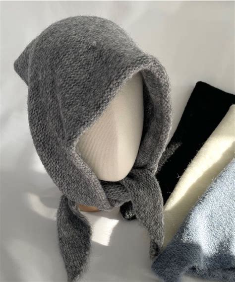 꼬메르 당일 주문폭주 바라클라바 헤어 커치프 니트 숄 반다나 4color