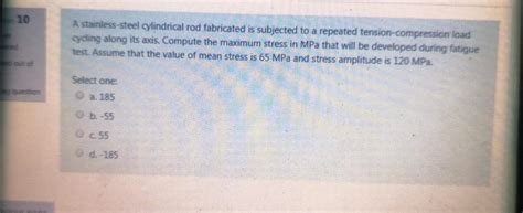 Solved A Polystyrene Component Must Not Fail When A Tensile