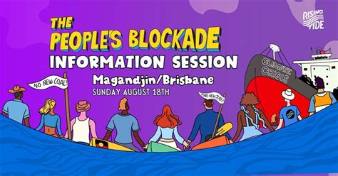 The Peoples Blockade Brisbane Information Session Green Left