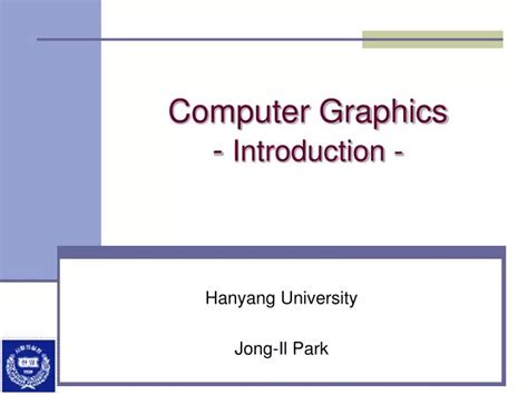 PPT Computer Graphics Introduction PowerPoint Presentation Free Download ID