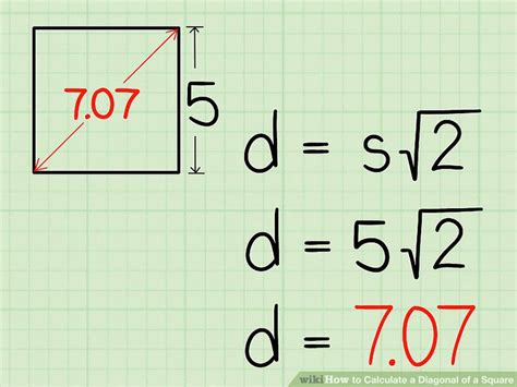 Ways To Calculate A Diagonal Of A Square WikiHow