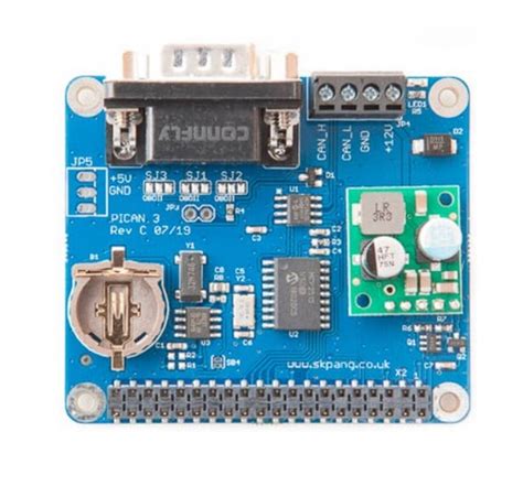 Pican3 Can Bus Hat For Raspberry Pi 4 With 3a Power Supply And Real Time Clock Copperhill