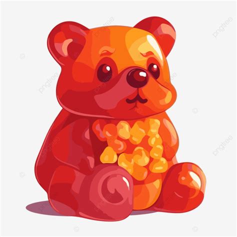 Gummy Bear Clipart Color Vector Picture Of A Teddy Bear Licorice Candy